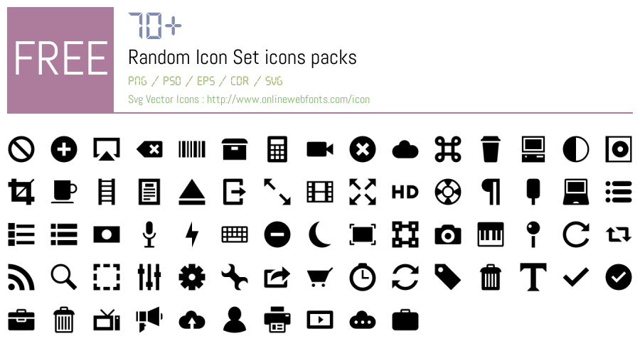 +70 Random Icon Set Svg Animations Packs Free Downloads ...