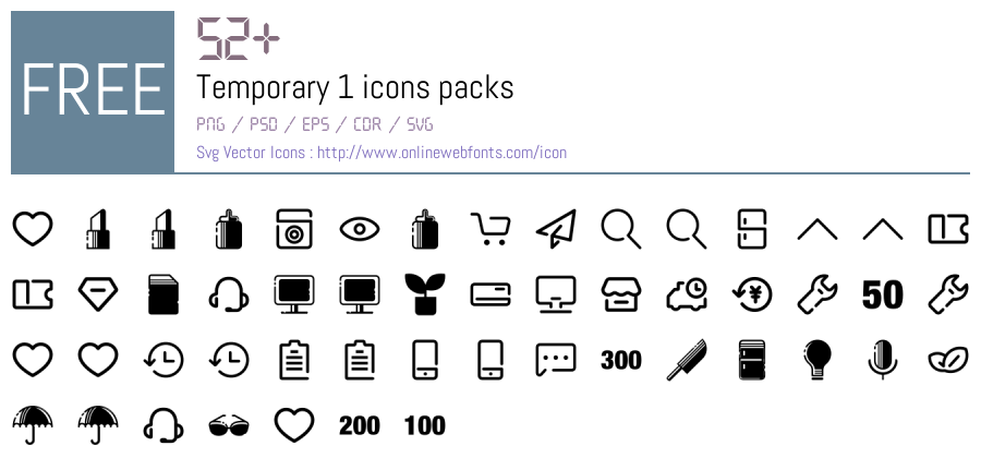 +52 Temporary 1 Svg Animations Packs Free Downloads - OnlineWebFonts.COM