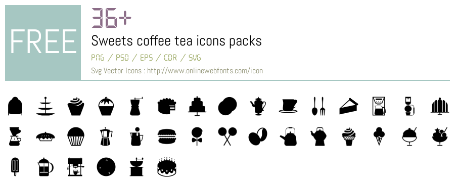 +36 Sweets coffee tea Svg Animations Packs Free Downloads ...