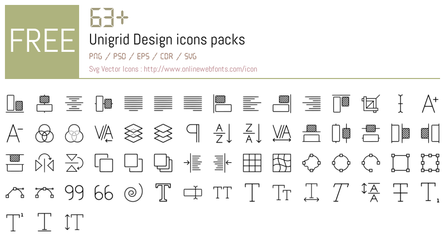 +63 Unigrid Design Svg Animations Packs Free Downloads - OnlineWebFonts.COM