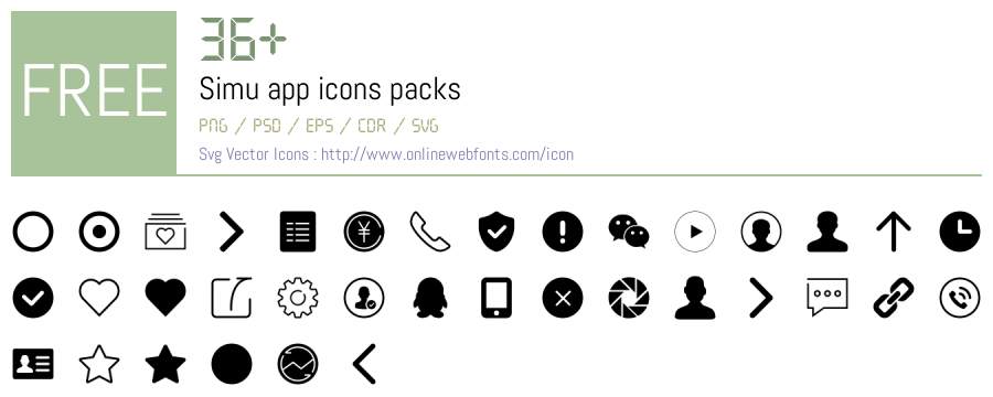 +36 Simu app Svg Animations Packs Free Downloads - OnlineWebFonts.COM