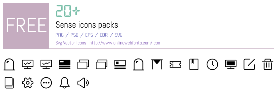 +20 Sense Svg Animations Packs Free Downloads - OnlineWebFonts.COM