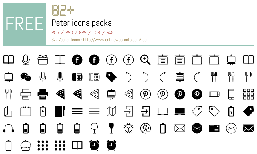 +82 Peter Svg Animations Packs Free Downloads - OnlineWebFonts.COM