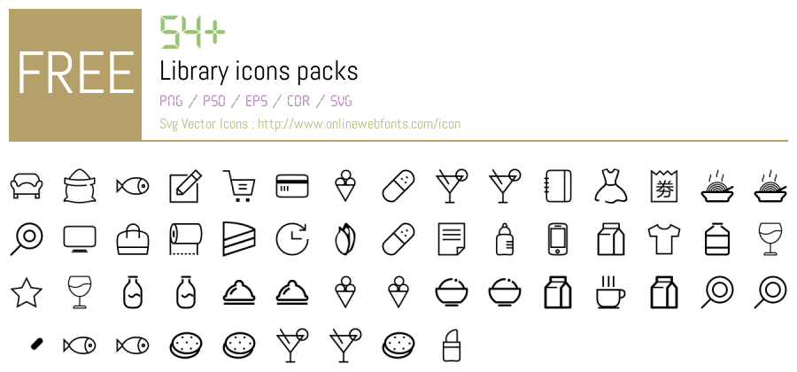 +54 Library Svg Animations Packs Free Downloads - OnlineWebFonts.COM