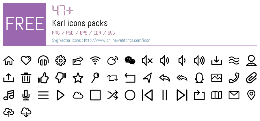 +47 Karl Svg Animations Packs Free Downloads - OnlineWebFonts.COM