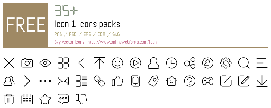 +35 Icon 1 Svg Animations Packs Free Downloads - OnlineWebFonts.COM