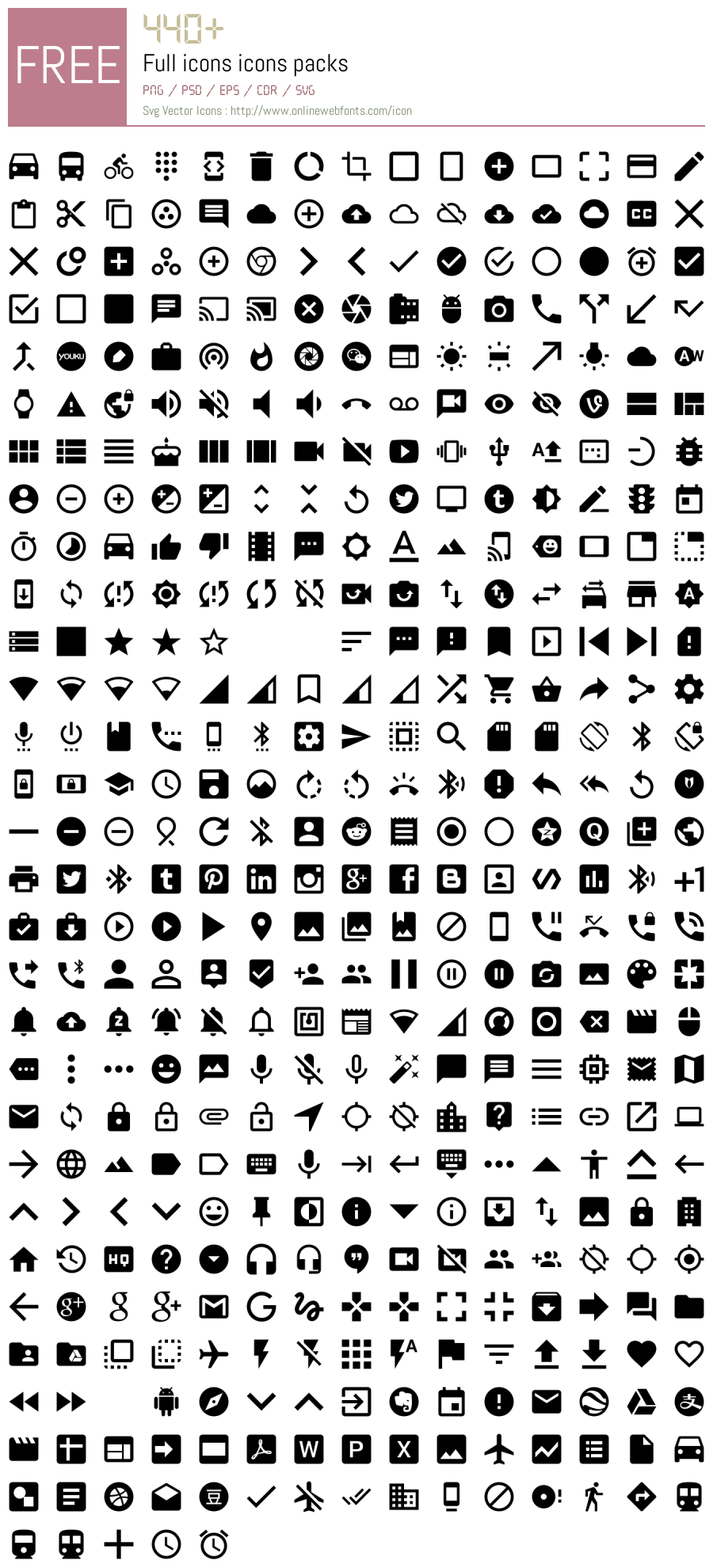 +440 Full icons Svg Animations Packs Free Downloads - OnlineWebFonts.COM
