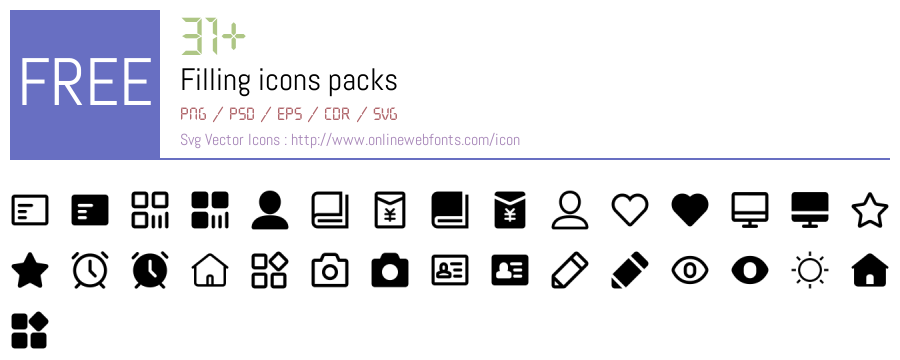 +31 Filling Svg Animations Packs Free Downloads - OnlineWebFonts.COM