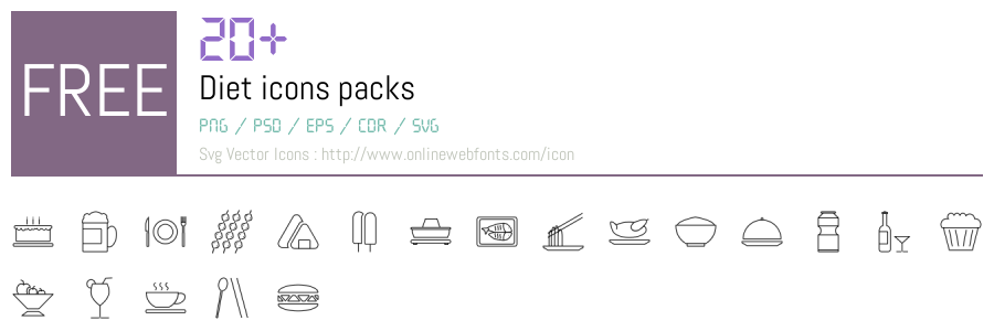 +20 Diet Svg Animations Packs Free Downloads - OnlineWebFonts.COM