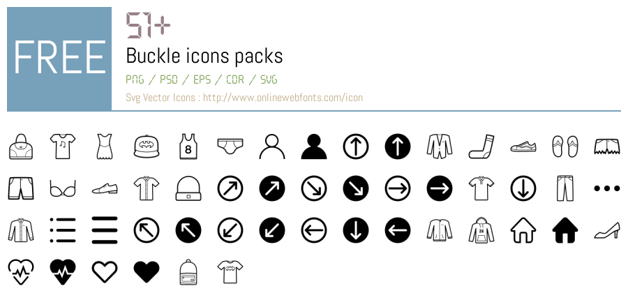 +51 Buckle Svg Animations Packs Free Downloads - OnlineWebFonts.COM