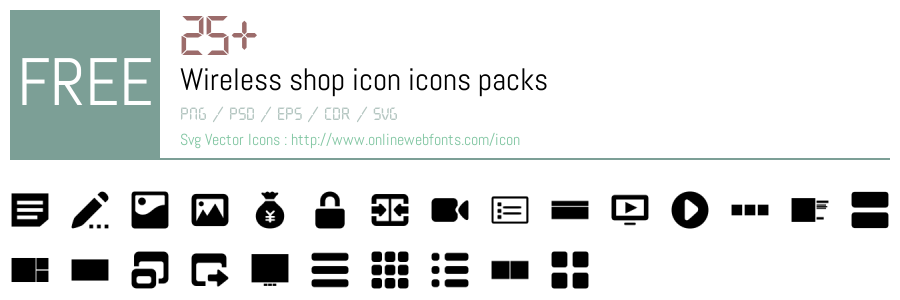 +25 Wireless shop icon Svg Animations Packs Free Downloads ...