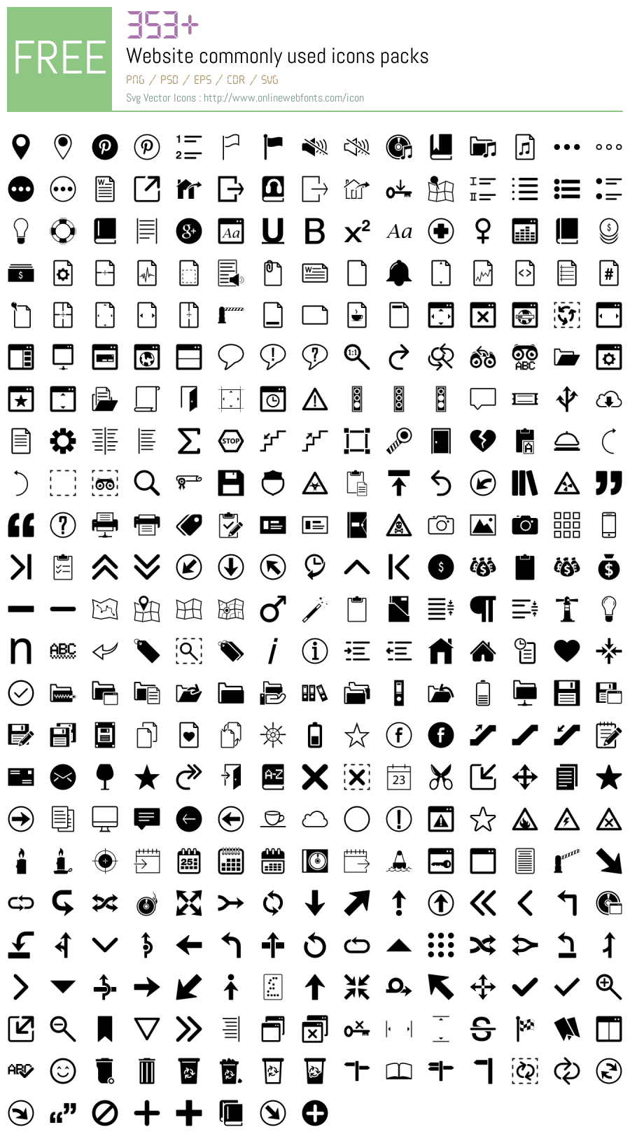 +353 Website commonly used Svg Animations Packs Free Downloads ...