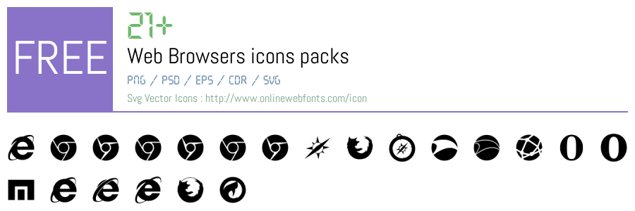 +21 Web Browsers Svg Animations Packs Free Downloads - OnlineWebFonts.COM