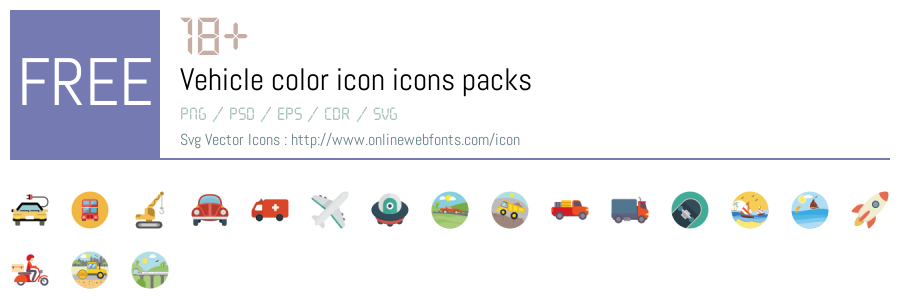 +18 Vehicle color icon Svg Animations Packs Free Downloads ...