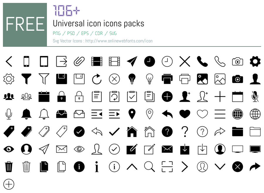 +106 Universal icon Svg Animations Packs Free Downloads ...