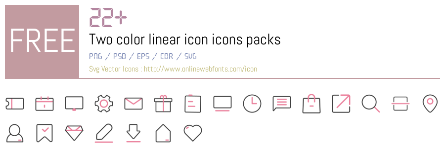 +22 Two color linear icon Svg Animations Packs Free Downloads ...