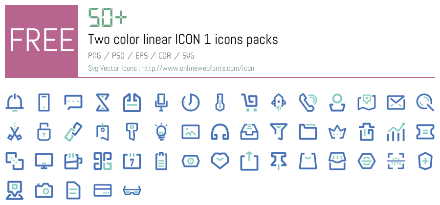 +50 Two color linear ICON 1 Svg Animations Packs Free Downloads ...