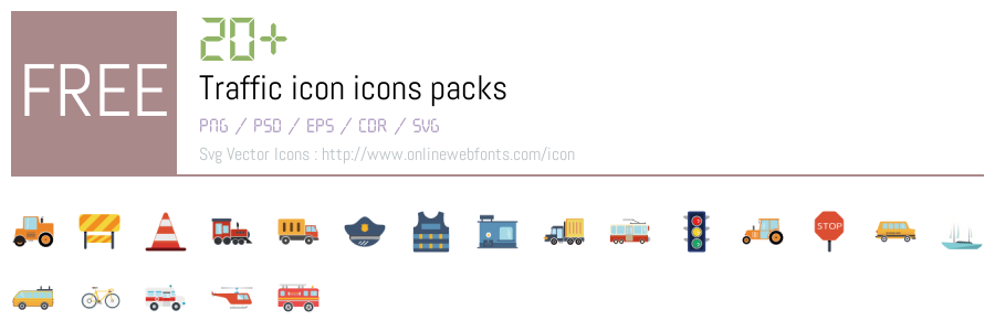 +20 Traffic icon Svg Animations Packs Free Downloads - OnlineWebFonts.COM