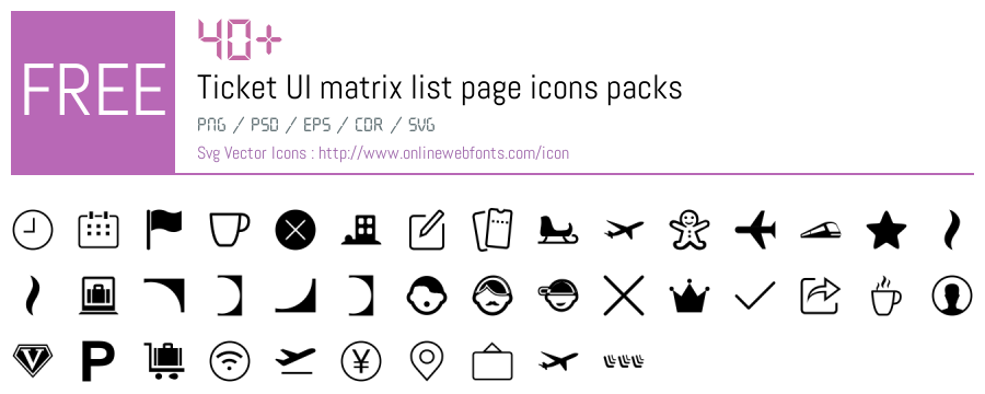 +40 Ticket UI matrix list page Svg Animations Packs Free Downloads ...