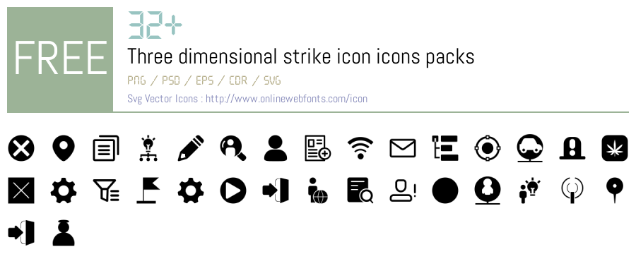+32 Three dimensional strike icon Svg Animations Packs Free Downloads ...