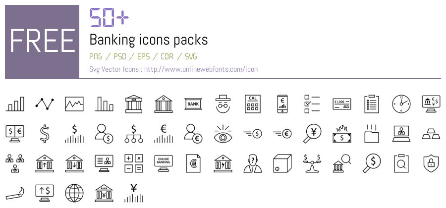 +50 Banking Svg Animations Packs Free Downloads - OnlineWebFonts.COM