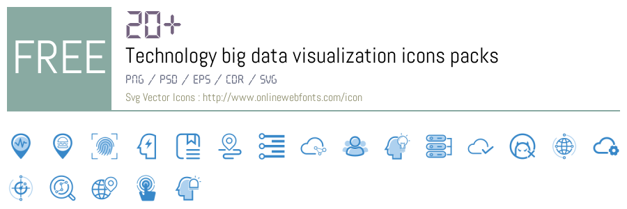 +20 Technology big data visualization Svg Animations Packs Free ...