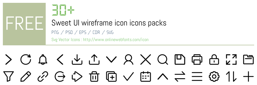 +30 Sweet UI wireframe icon Svg Animations Packs Free Downloads ...