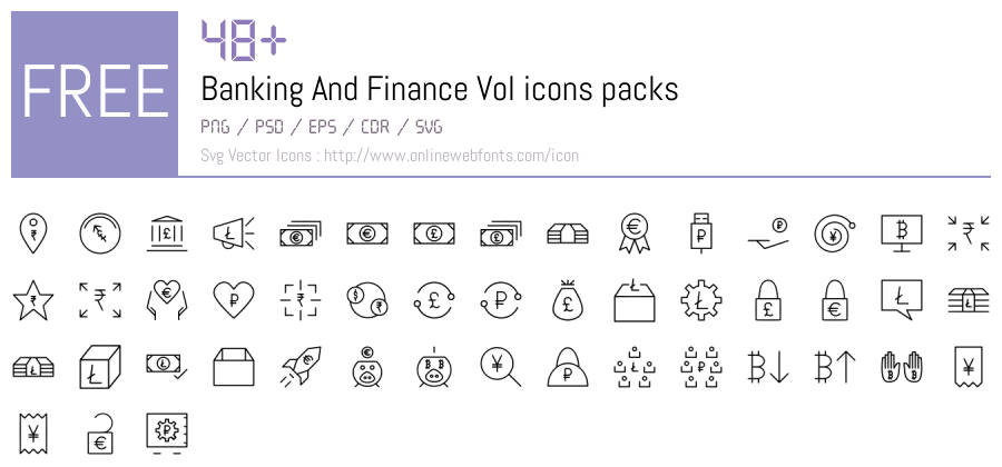 +48 Banking And Finance Vol Svg Animations Packs Free Downloads ...
