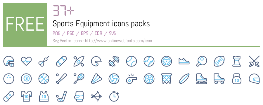 +37 Sports Equipment Svg Animations Packs Free Downloads ...