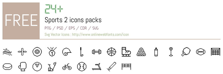 +24 Sports 2 Svg Animations Packs Free Downloads - OnlineWebFonts.COM