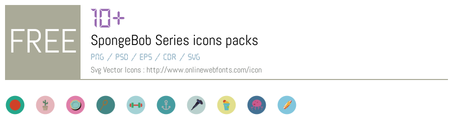 +10 SpongeBob Series Svg Animations Packs Free Downloads ...