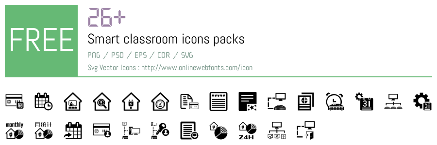 +26 Smart classroom Svg Animations Packs Free Downloads ...