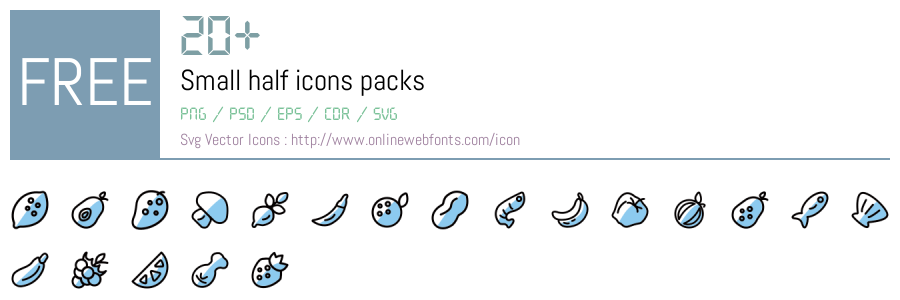 +20 Small half Svg Animations Packs Free Downloads - OnlineWebFonts.COM