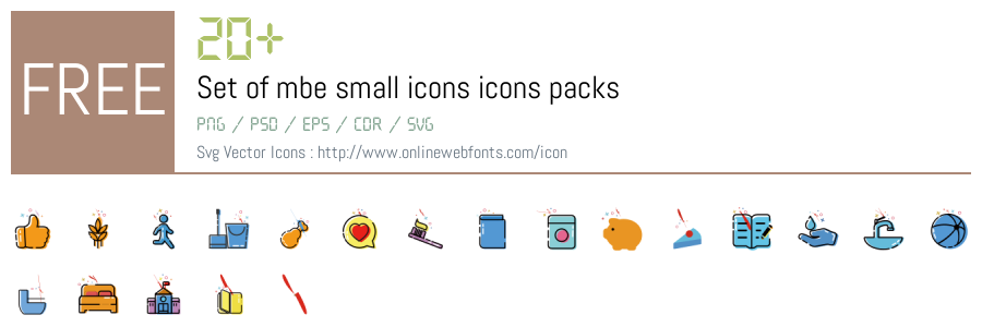 +20 Set of mbe small icons Svg Animations Packs Free Downloads ...