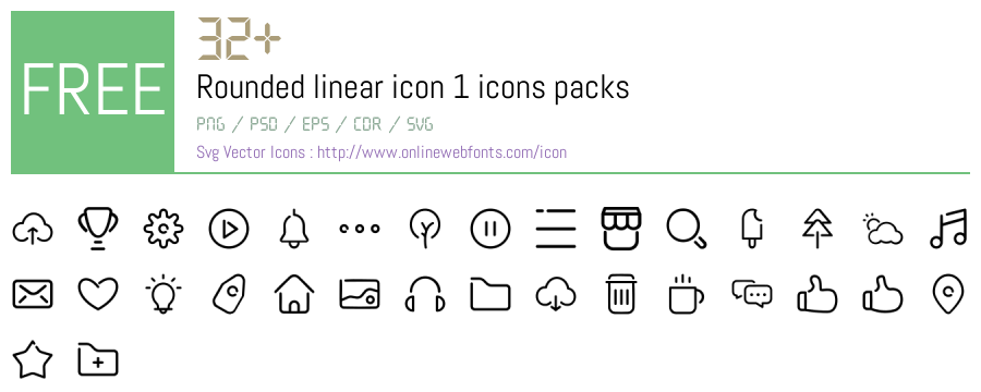 +32 Rounded linear icon 1 Svg Animations Packs Free Downloads ...