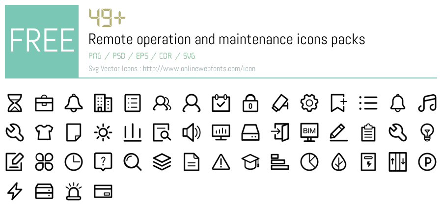 +49 Remote operation and maintenance Svg Animations Packs Free ...