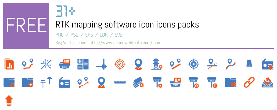 +31 RTK mapping software icon Svg Animations Packs Free Downloads ...