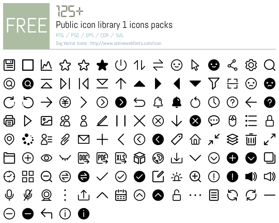 +125 Public icon library 1 Svg Animations Packs Free Downloads ...