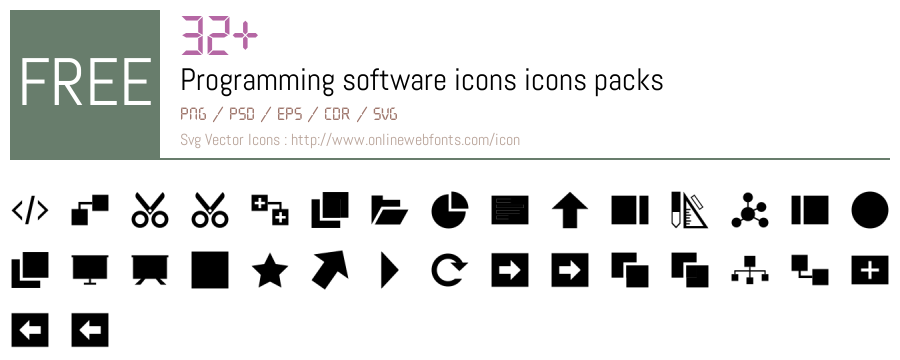 +32 Programming software icons Svg Animations Packs Free Downloads ...