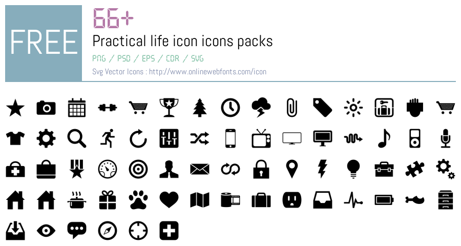 +66 Practical life icon Svg Animations Packs Free Downloads ...