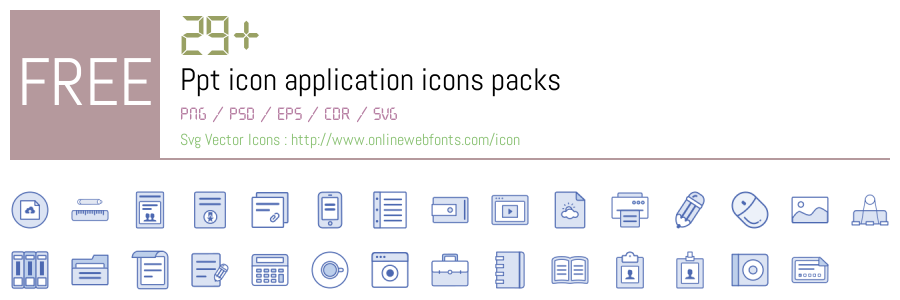 +29 Ppt icon application Svg Animations Packs Free Downloads ...