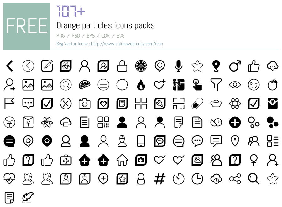 +107 Orange particles Svg Animations Packs Free Downloads ...