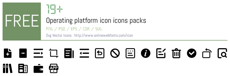 +19 Operating platform icon Svg Animations Packs Free Downloads ...