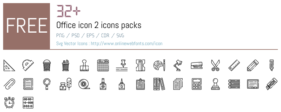 +32 Office icon 2 Svg Animations Packs Free Downloads - OnlineWebFonts.COM