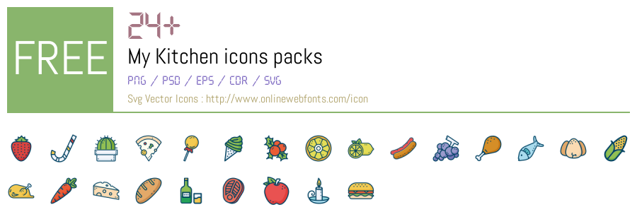 +24 My Kitchen Svg Animations Packs Free Downloads - OnlineWebFonts.COM