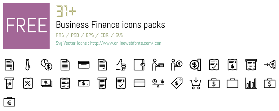 +31 Business Finance Svg Animations Packs Free Downloads ...
