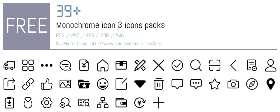 +39 Monochrome icon 3 Svg Animations Packs Free Downloads ...