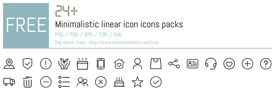 +24 Minimalistic linear icon Svg Animations Packs Free Downloads ...