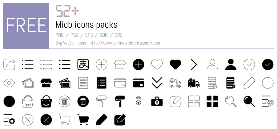 +52 Micb Svg Animations Packs Free Downloads - OnlineWebFonts.COM