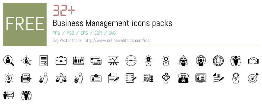 +32 Business Management Svg Animations Packs Free Downloads ...